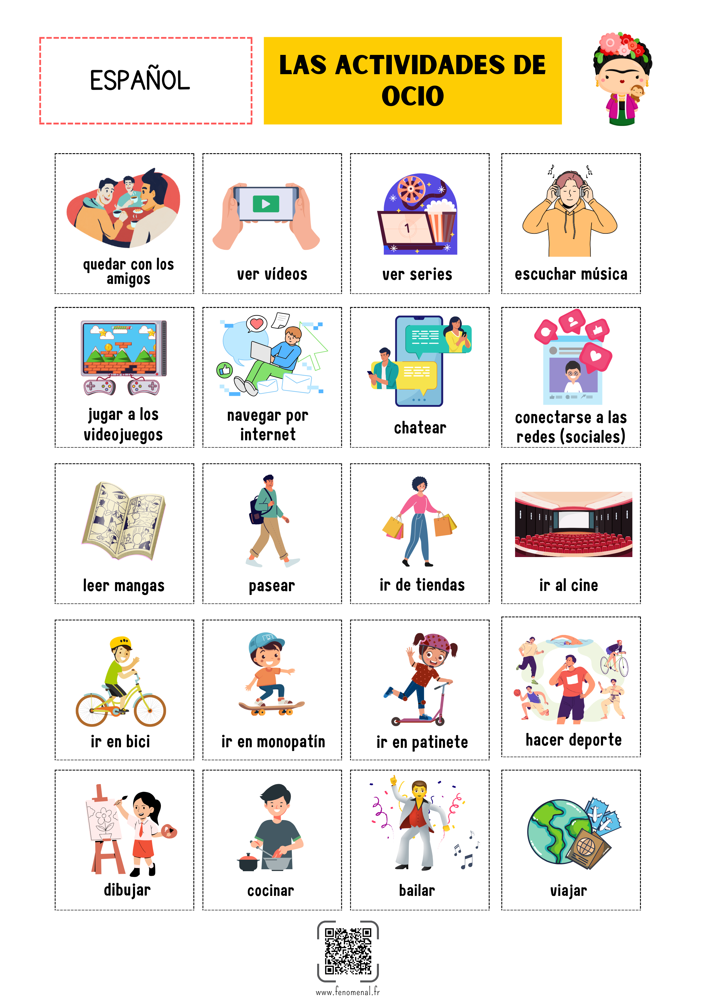 Vocabulario (¡A divertirse!) – ¡Fenomenal!